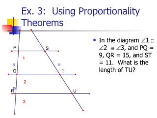 6.6 proportions & similar triangles | PPT
