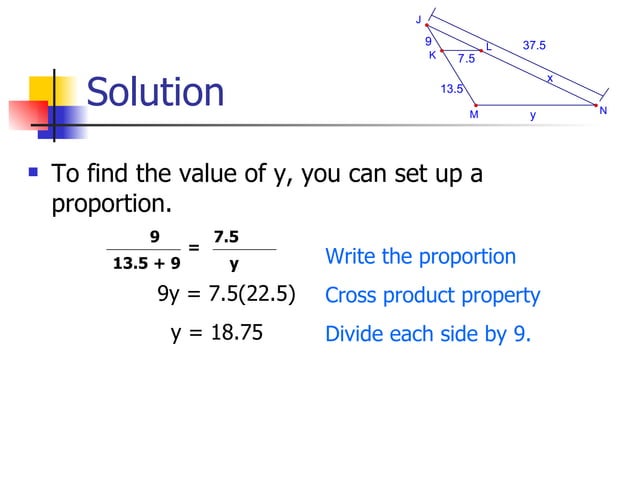 6.6 proportions & similar triangles | PPT