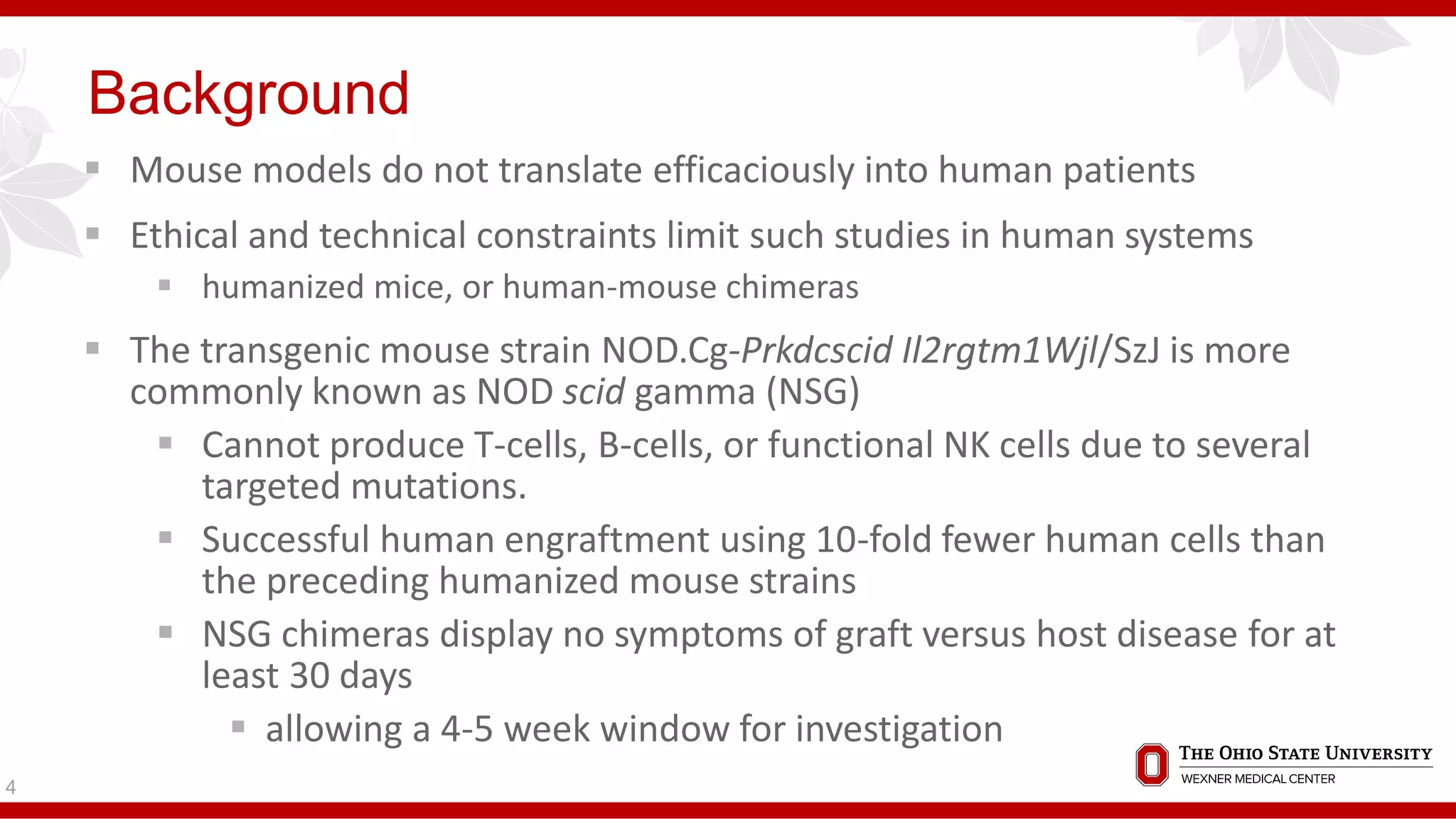 “A Chimeric Human-Mouse Model of Sjögren's Syndrome” | PPTX