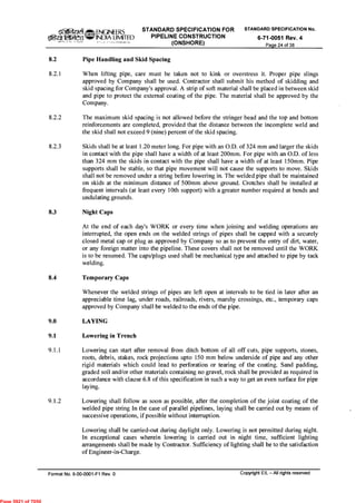 6 71-0051 rev. 4 standard specification for pipeline construction ...