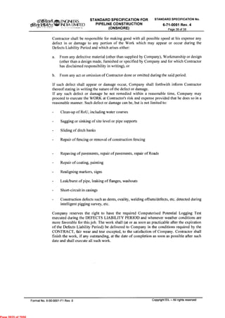 6 71-0051 rev. 4 standard specification for pipeline construction ...