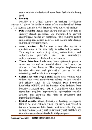 BANKING INTELLIGENCE THROUGH ARTIFICIAL INTELLIGENCE | PDF