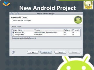 Developing for Android-Types of Android Application | PPTX