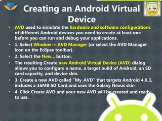 Developing for Android-Types of Android Application | PPTX