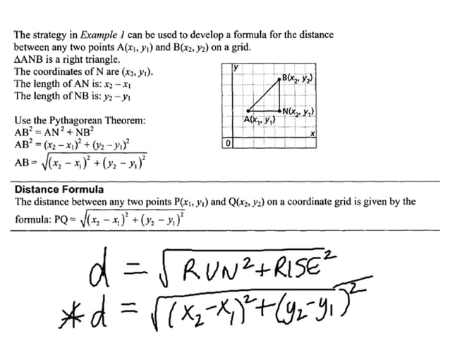 6.7 Distance Formula notes | PDF