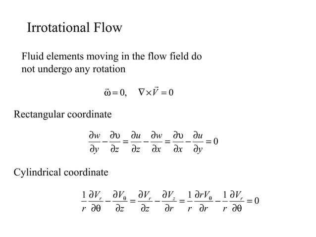 6 7 irrotational flow | PPT | Physics | Science