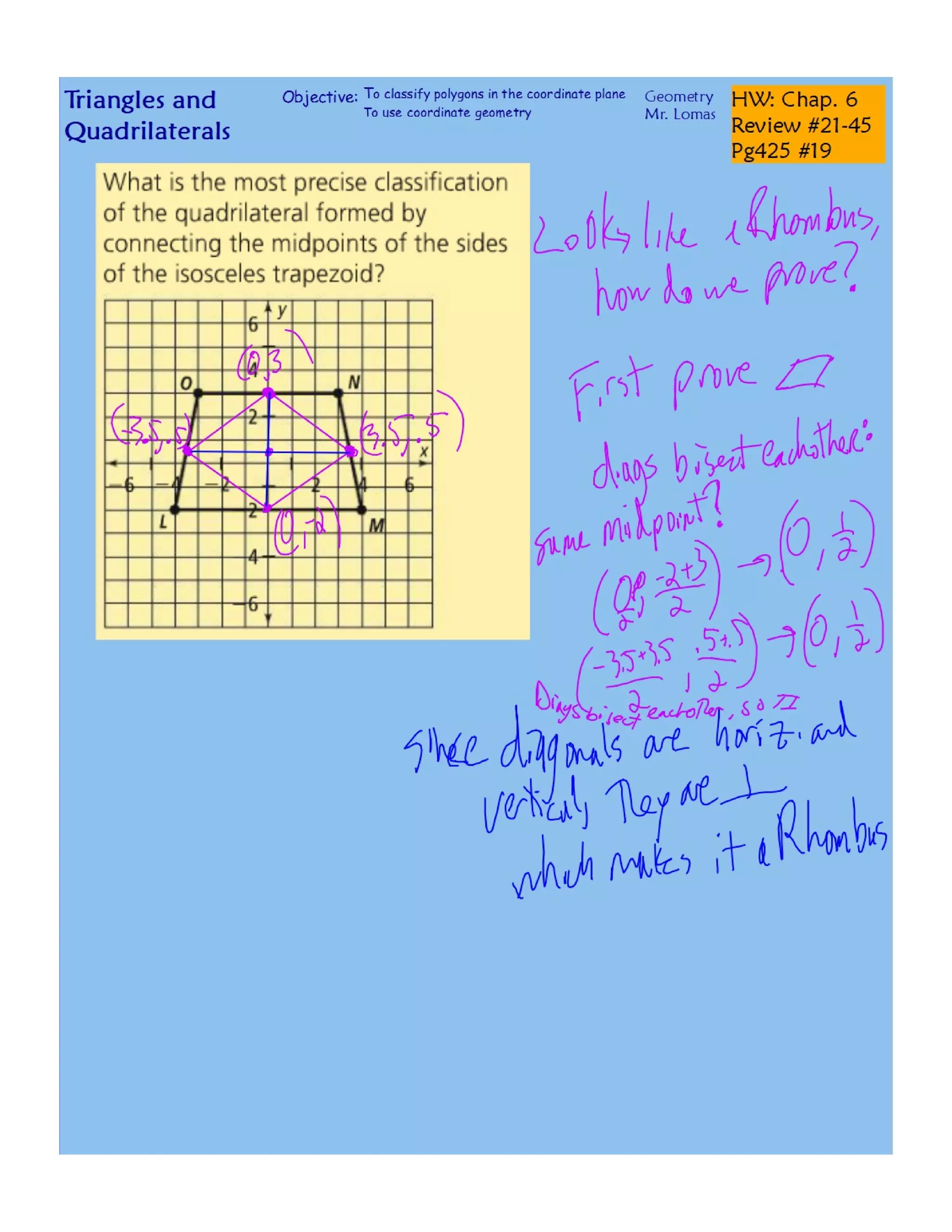 6 7 to 6-9 coordinate geometry | PDF