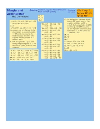 6 7 to 6-9 coordinate geometry | PDF