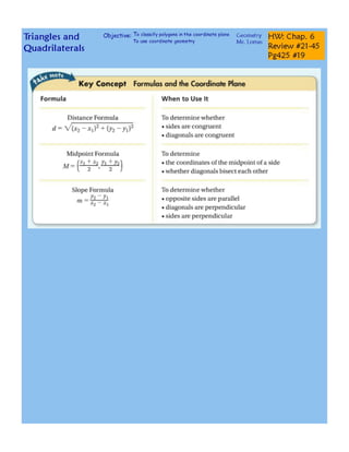 6 7 to 6-9 coordinate geometry | PDF