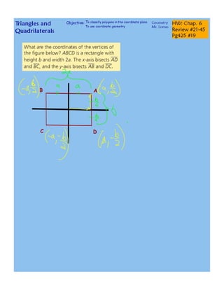 6 7 to 6-9 coordinate geometry | PDF