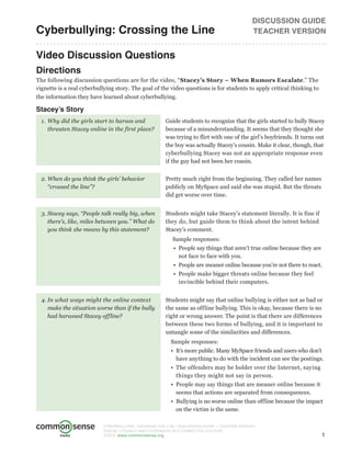 6 8-unit3-cyberbullyingcrossingtheline | PDF