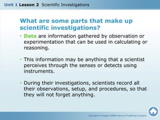 6-8K_CNLAEPN693439_U01L02.ppt science fusion unit 1 lesson 2 | PPT