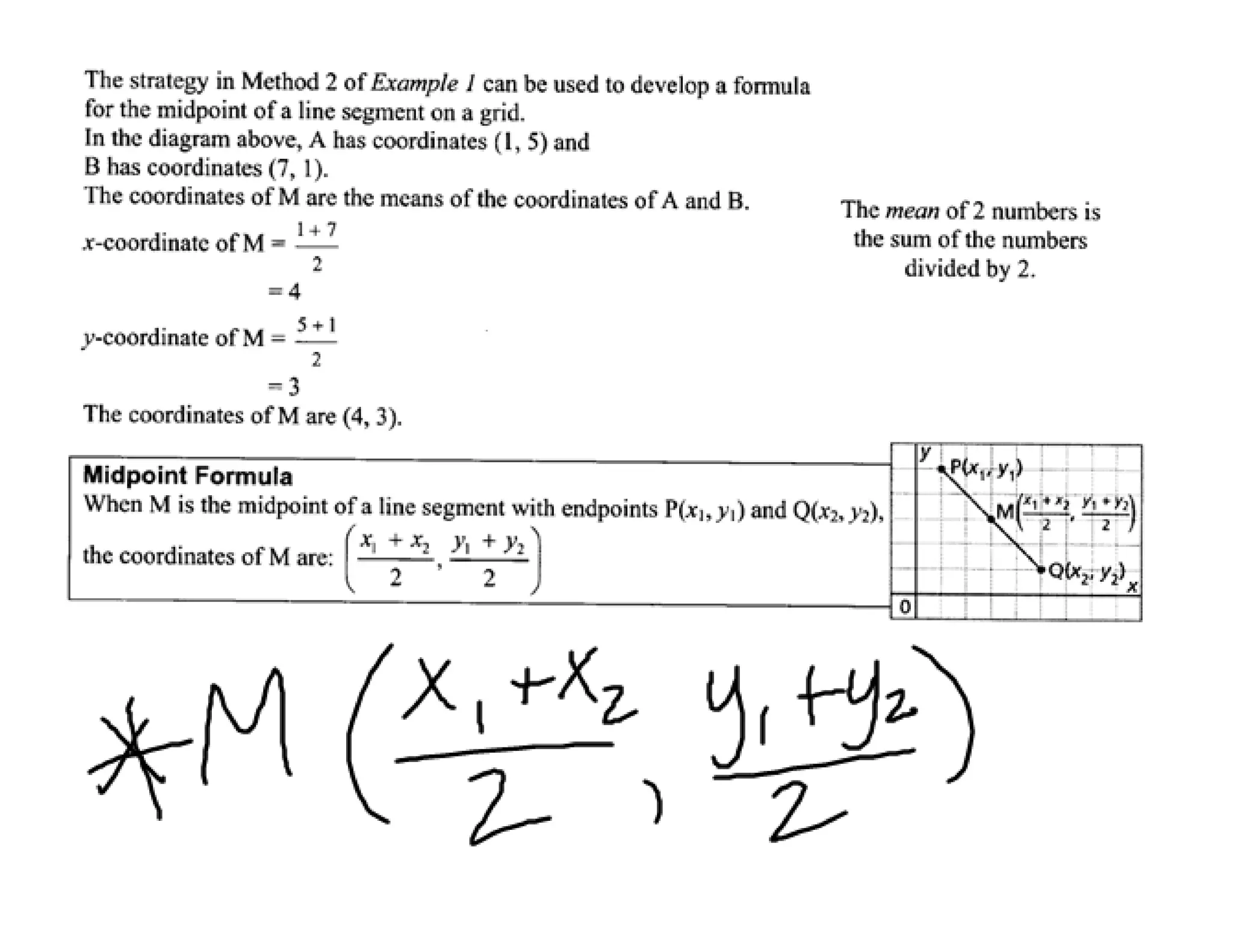6.8 Midpoint Formula notes | PDF