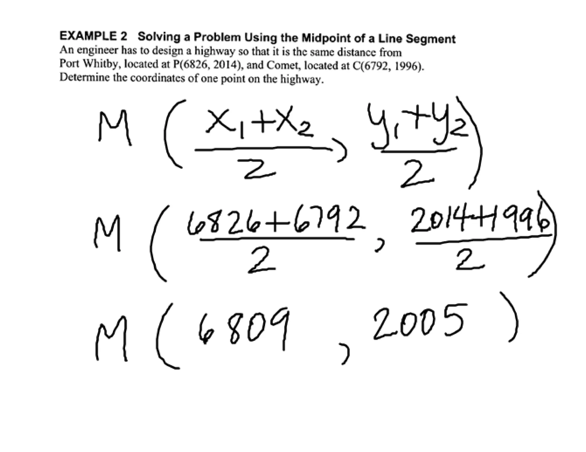 6.8 Midpoint Formula notes | PDF