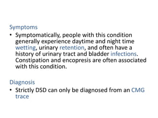 Bladder disorders(neurogenic) | PPTX