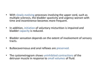 Bladder disorders(neurogenic) | PPTX