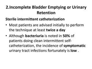 Bladder disorders(neurogenic) | PPTX