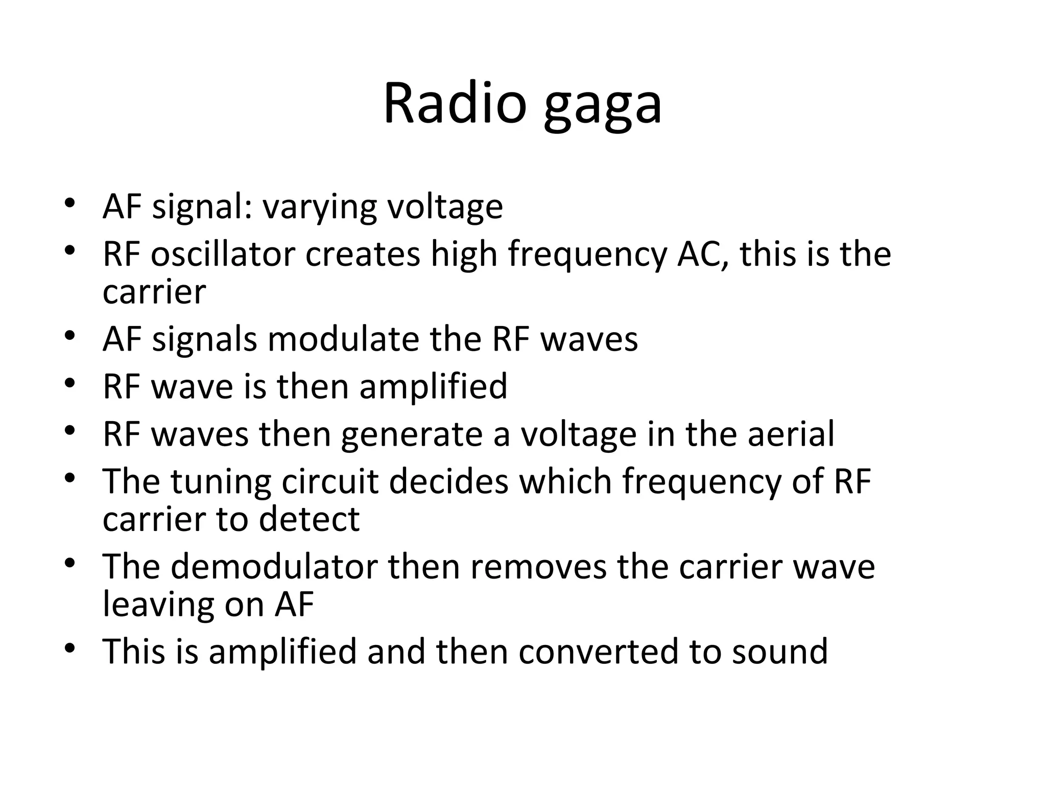 6.9 how a radio works | PPT