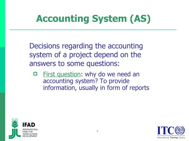 Accounting systems | PPT | Business Accounting & Finance | Business