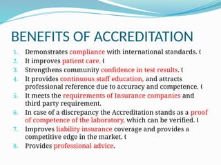 6- Accreditation.pptx accrediation of mlt lab | PPTX