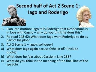 6 act 2 scene 1 - questions | PPT