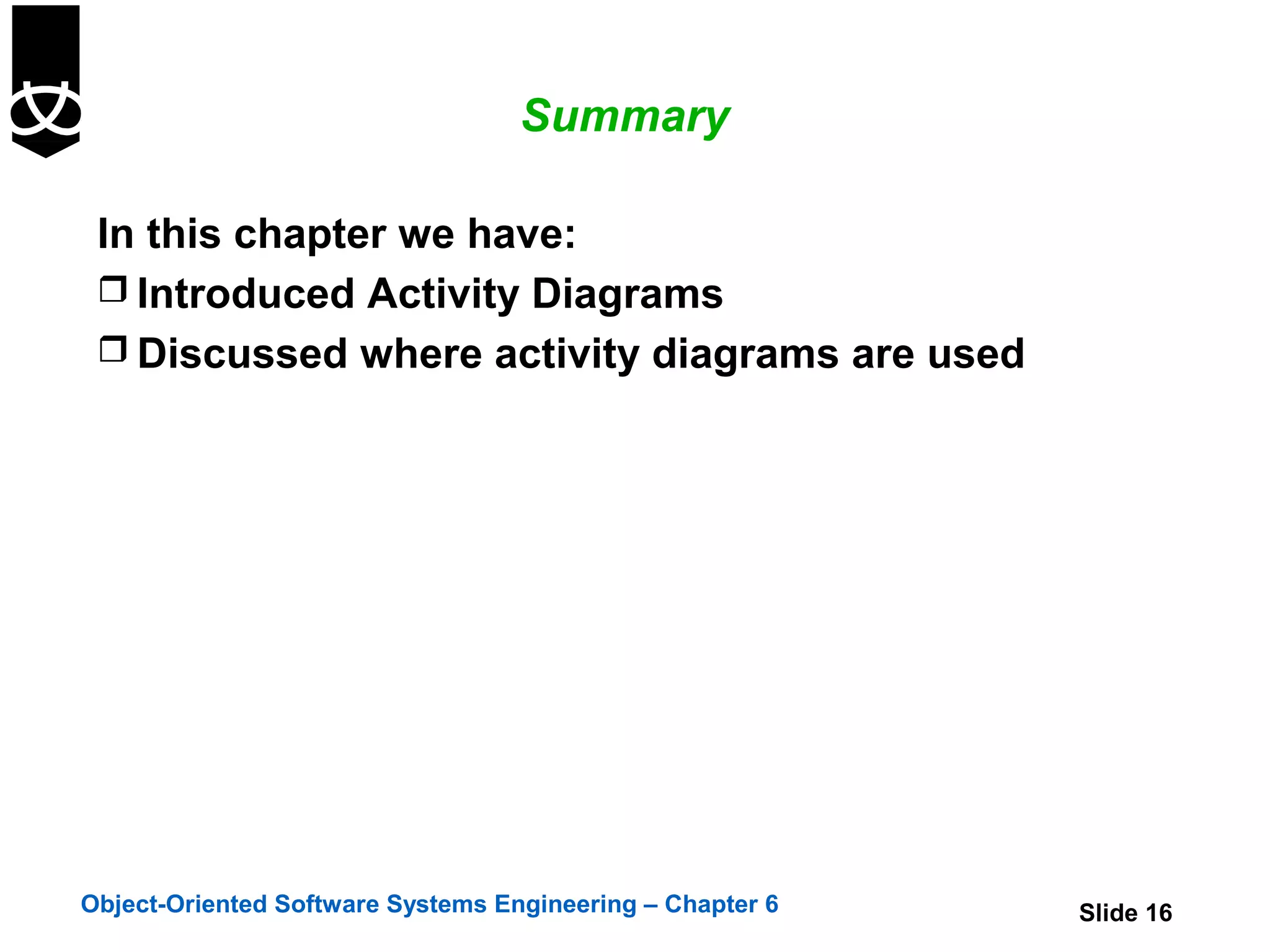 6. activity diagrams | PPT