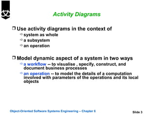 6. activity diagrams | PPT