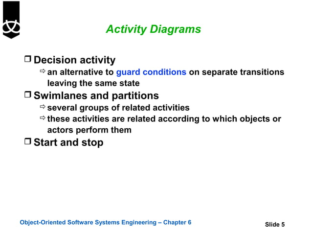 6. activity diagrams | PPT