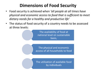 6. agricultural development n food security | PPTX