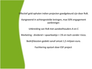 Financiering van Groene Projecten | PPT
