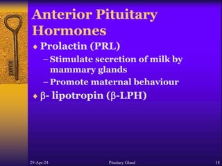6 - Anterior Pituitary.ppt this covers pituitary hormones | PPT