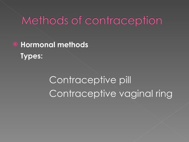 6 anticonception | PPT | Birth Control | Reproductive Health