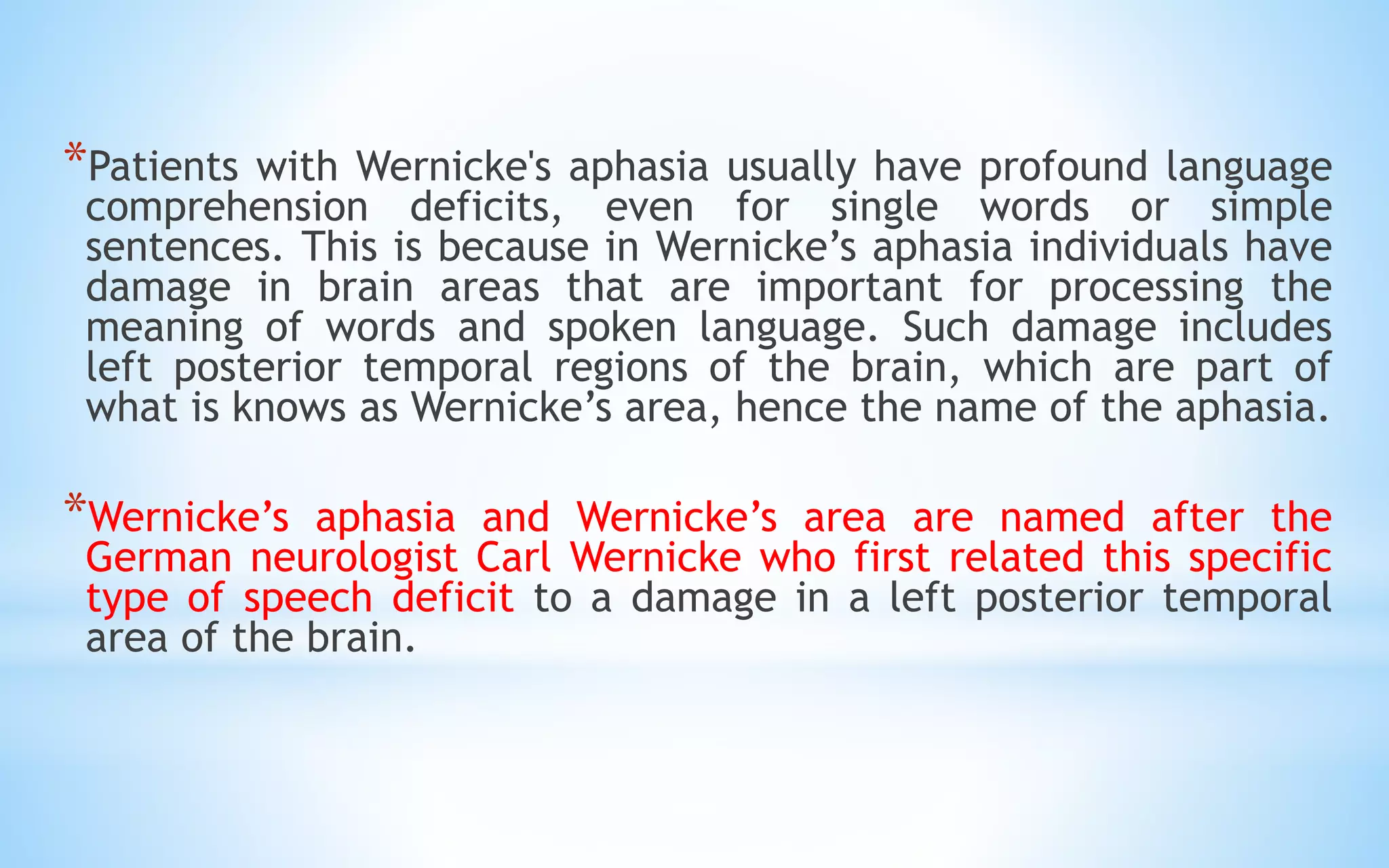 Aphasia | PPTX