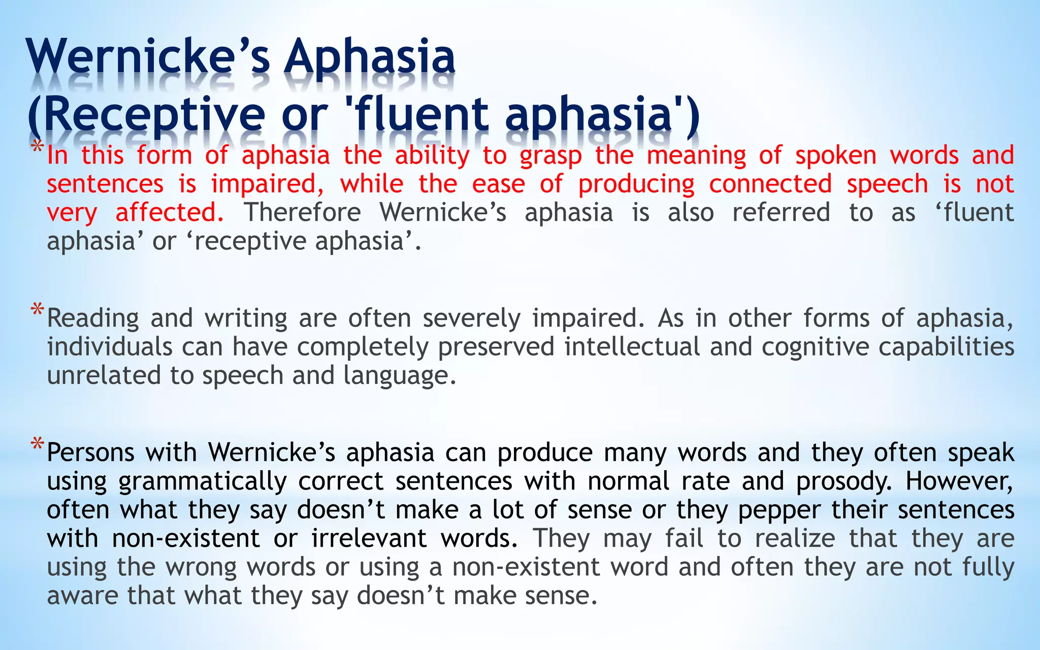 Aphasia | PPTX