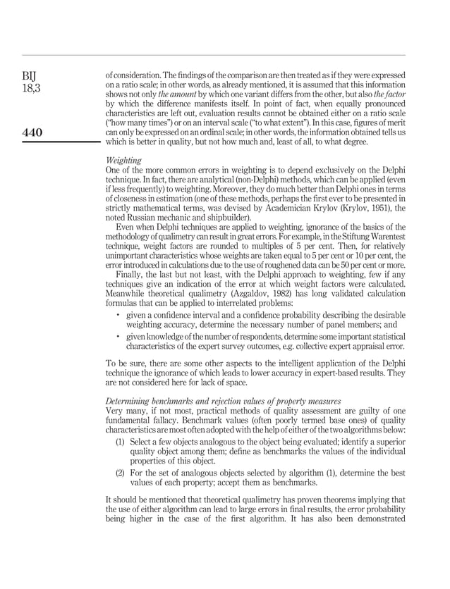 6.applied qualimetry | PDF