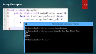 #6- Arrays and Collections Framework | PPT