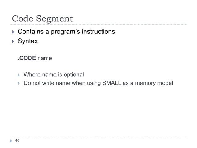 Assembly Language Basics | PPT | Free Download