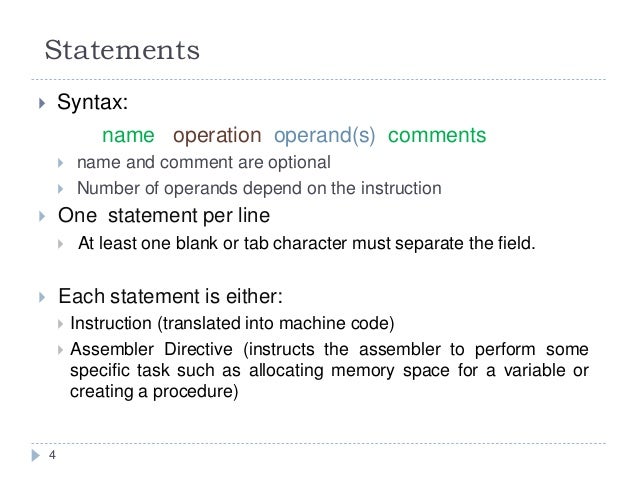 Assembly Language Basics