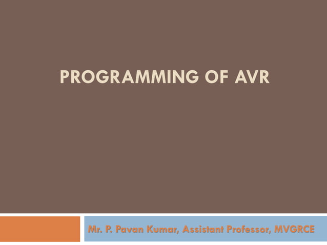 AVR Programming of ATmega32 detailed .pdf