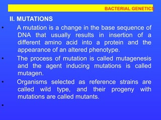 6-BACTERIAL GENETICS DNA AND RNA FOR MEDICAL STUDENT | PPT