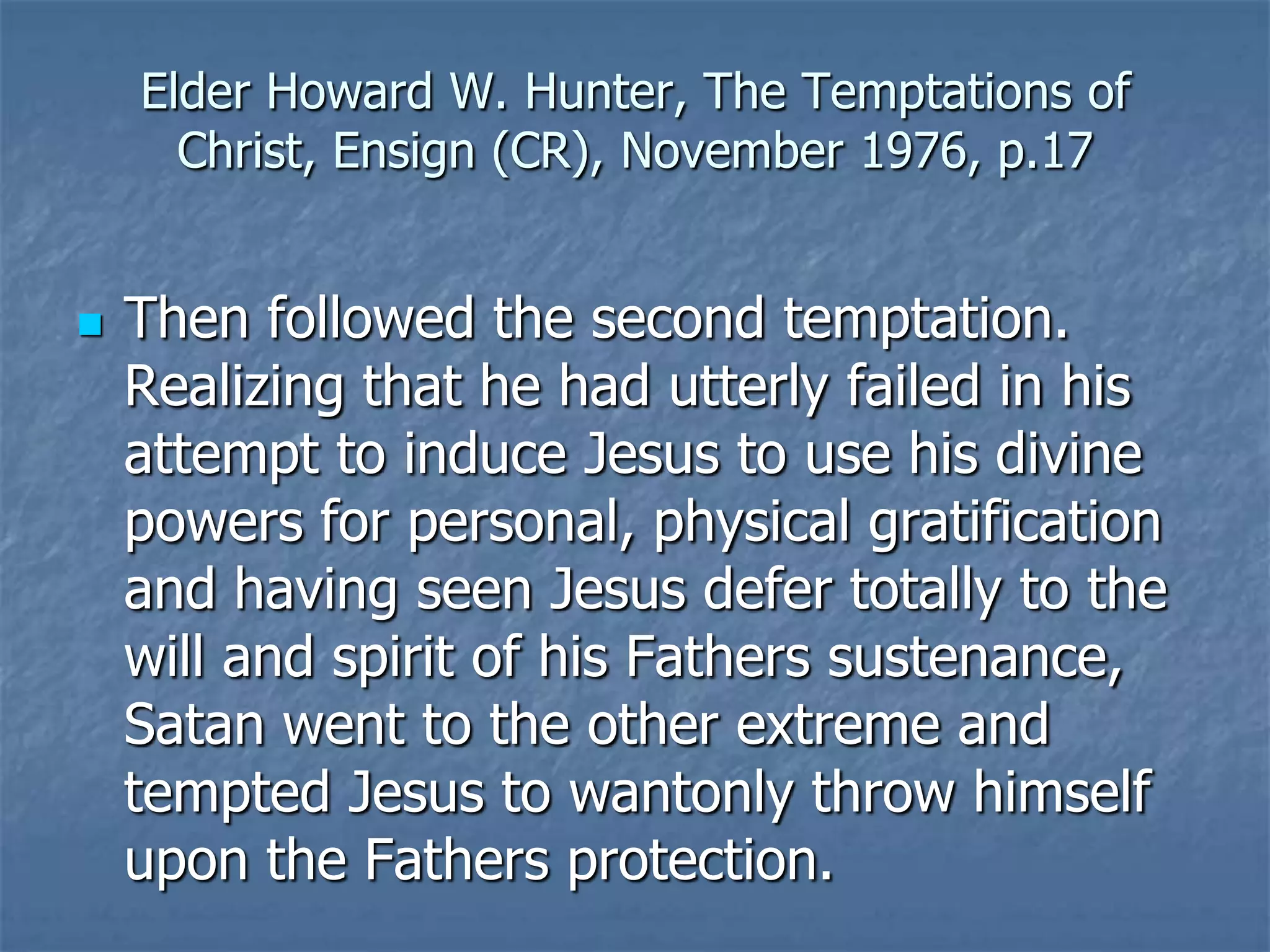 6 baptism and temptations of jesus | PPTX