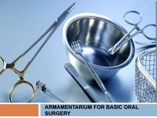 عبد الرحمن خالد الزميليarmamentarium for basic oral surgery | PPTX | Oral care | Personal Care