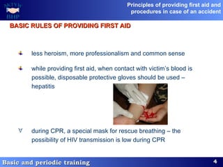 [biurowi 6 - en] basic principles of providing fristaid | PPT | First ...