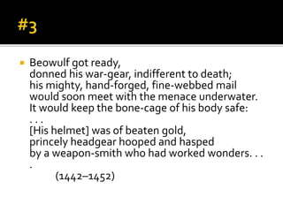 6 beowulf - important quotations | PPTX
