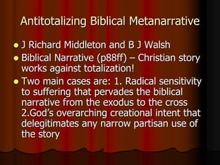 6 bible and postmodern context 2008 | PPT