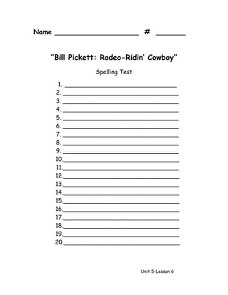 6. bill pickett rodeo ridin' cowboy | PDF
