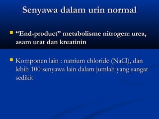 6 biokimia-urin | PPT