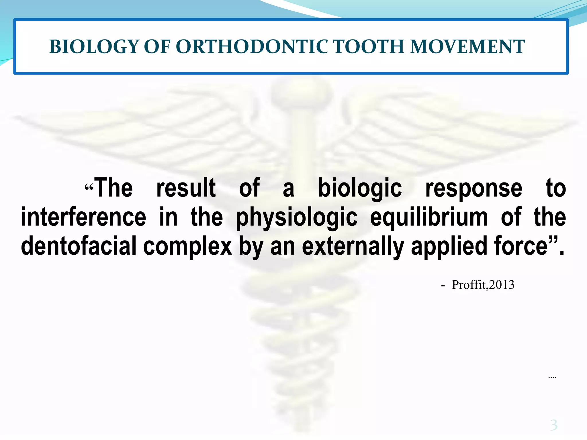 6 biology of orthodontic tooth movement | PPTX
