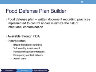 Food Defense Presentation.pptx | Food & Drink