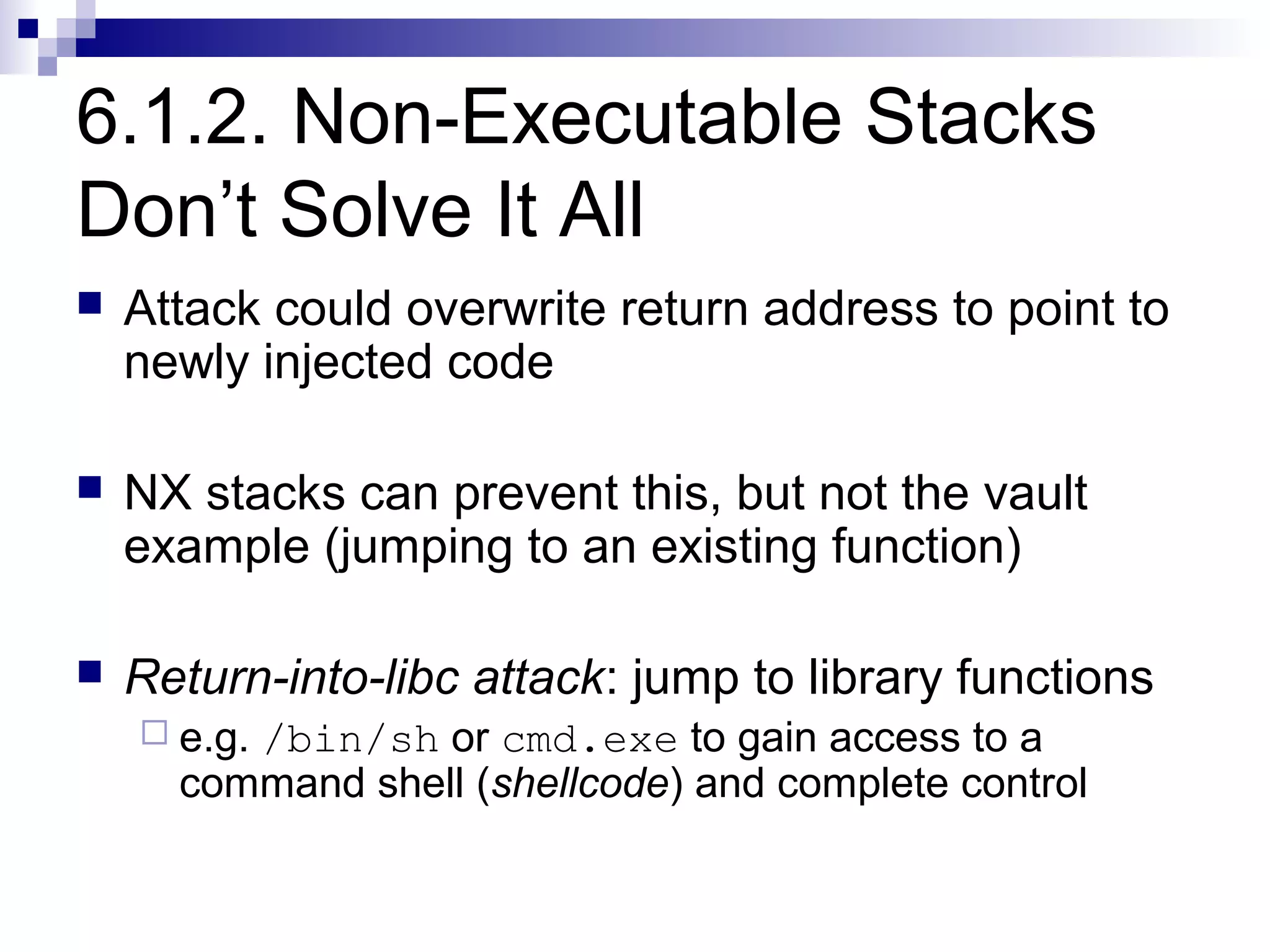 6 buffer overflows | PPT